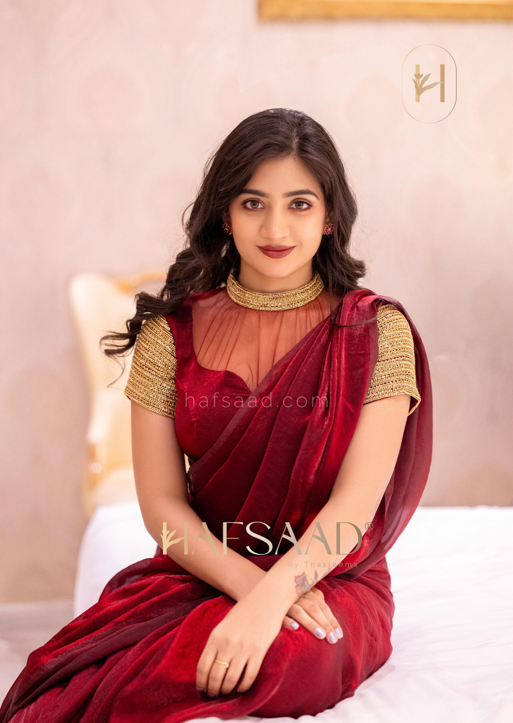 Hima Bindhu in Tara saree
