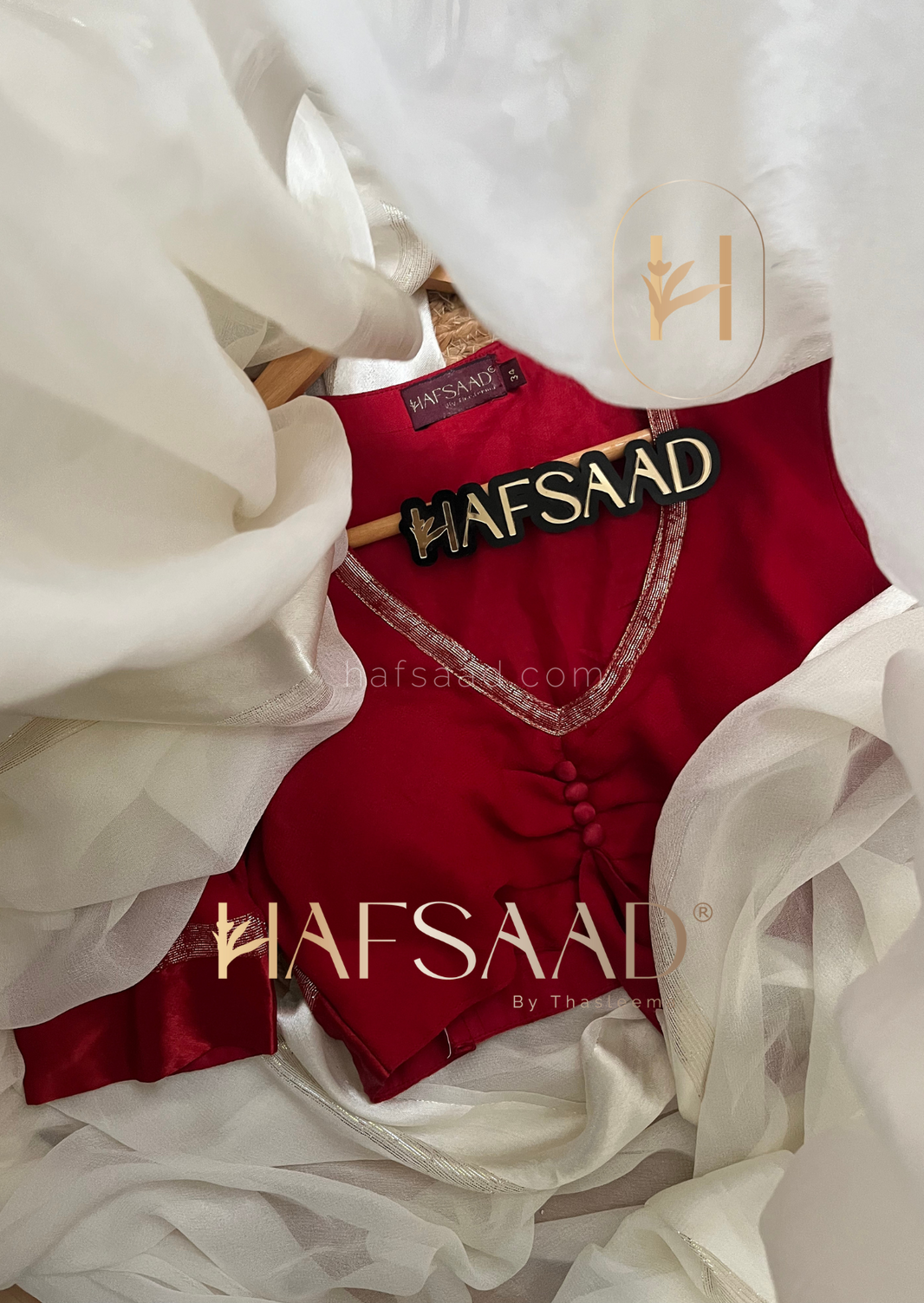 Pure viscose saree – Hafsaad