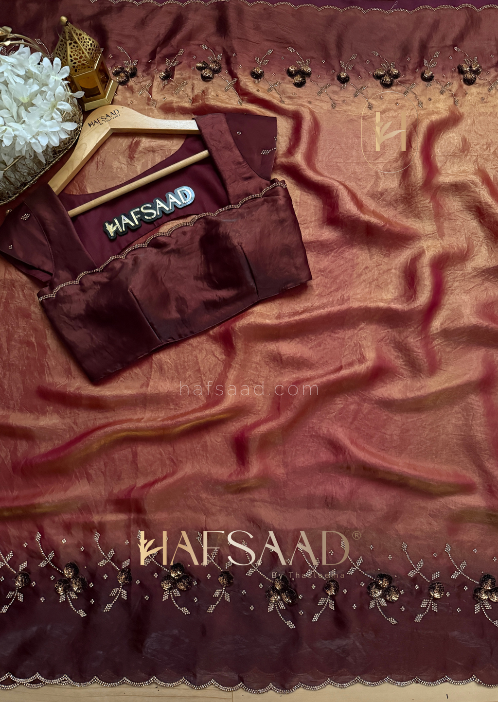 Fasley - Stardust satin saree
